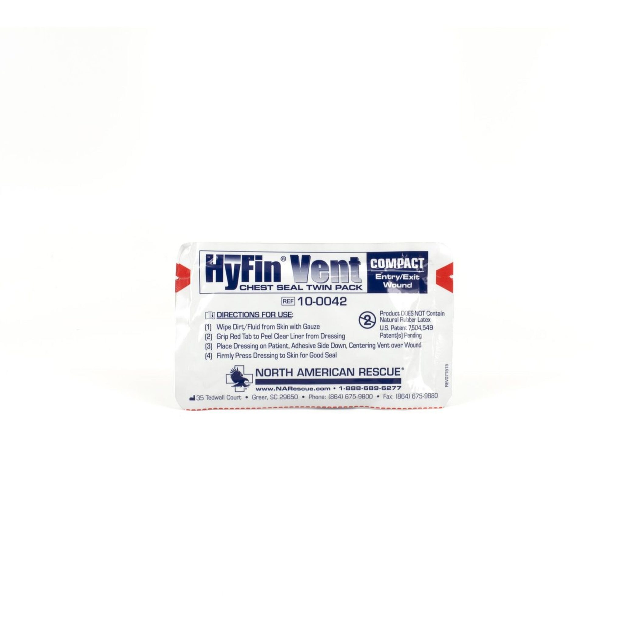 Hyfin Vent Compact Chest Seal - Twin Pack - C.O.P.S. Inc.
